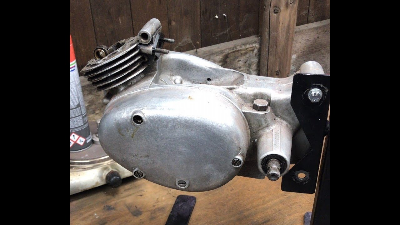 Simson SR2, Motor RH 50 (Pedal – Spatz) mit 2,3 PS, Teil #1, Zerlegung ...