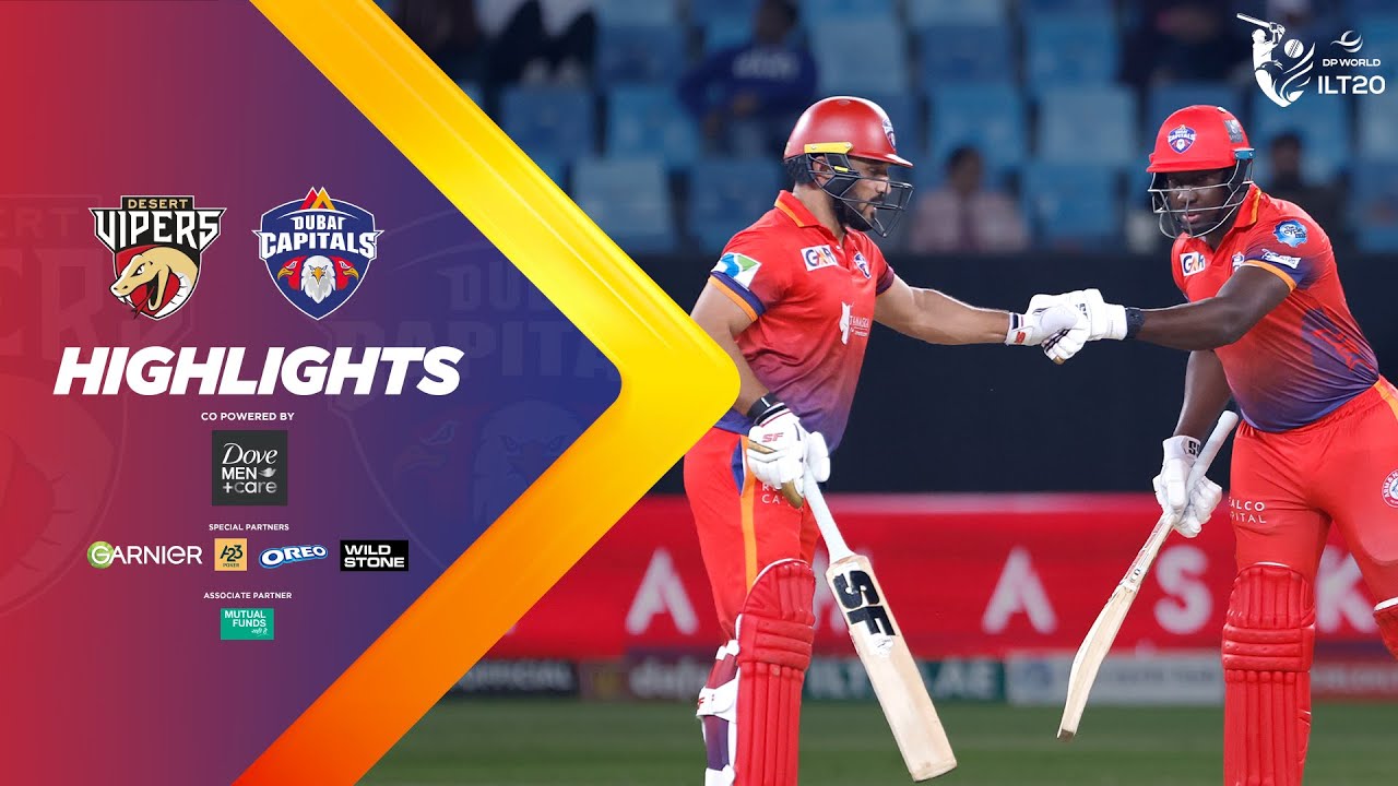 ILT20 S3 | Qualifier 1 | हिंदी - Cricket Highlights | Lockie F और Sam B ...