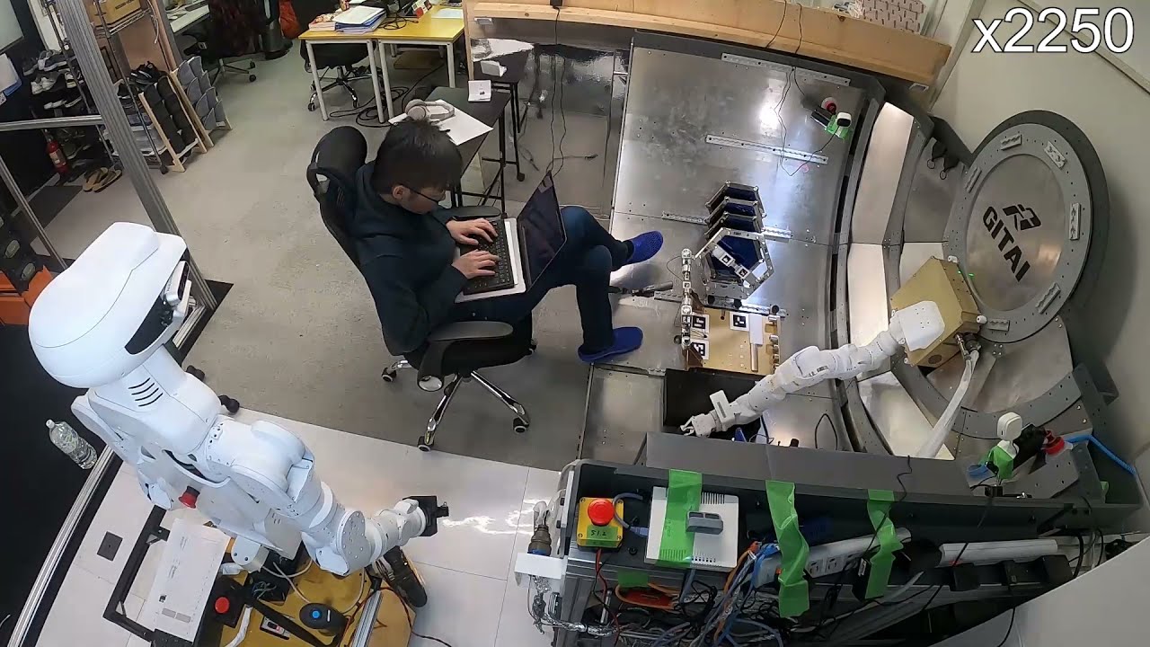 Time lapse video of the development of the In-Space Assembly task for ...