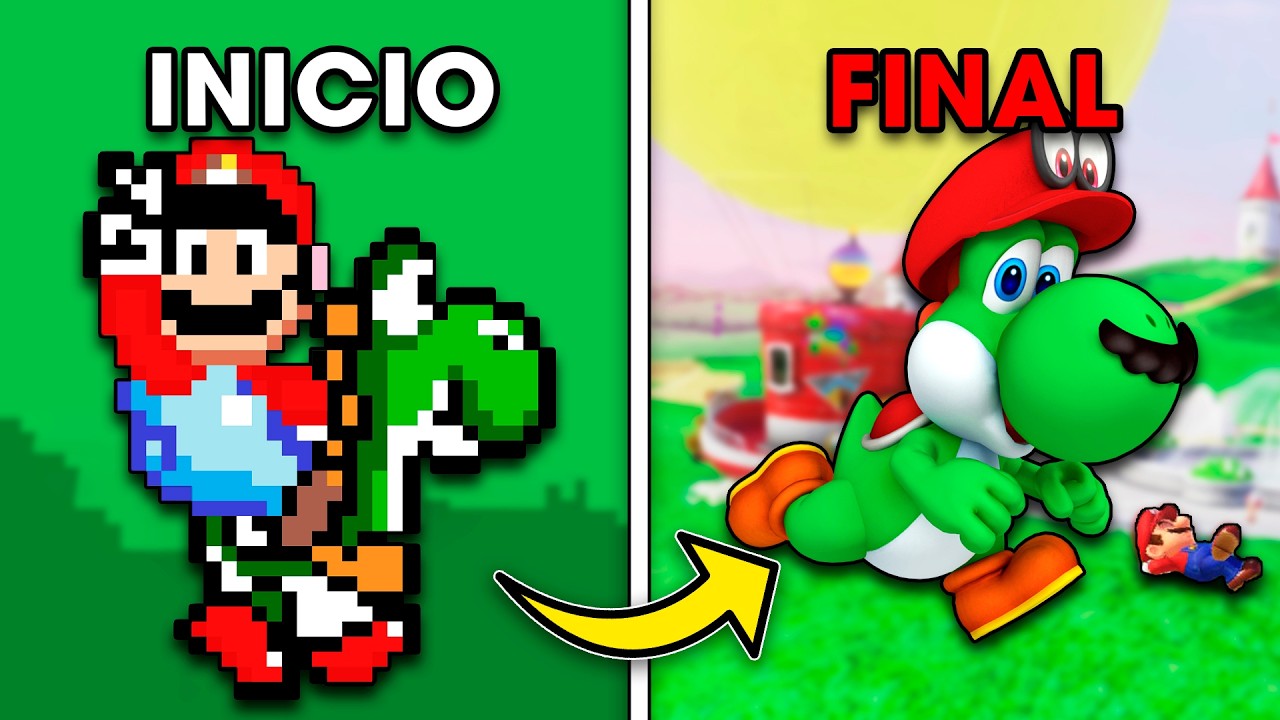 ¿Qué tan RÁPIDO puedes ENCONTRAR a YOSHI en cada juego de MARIO? - YouTube