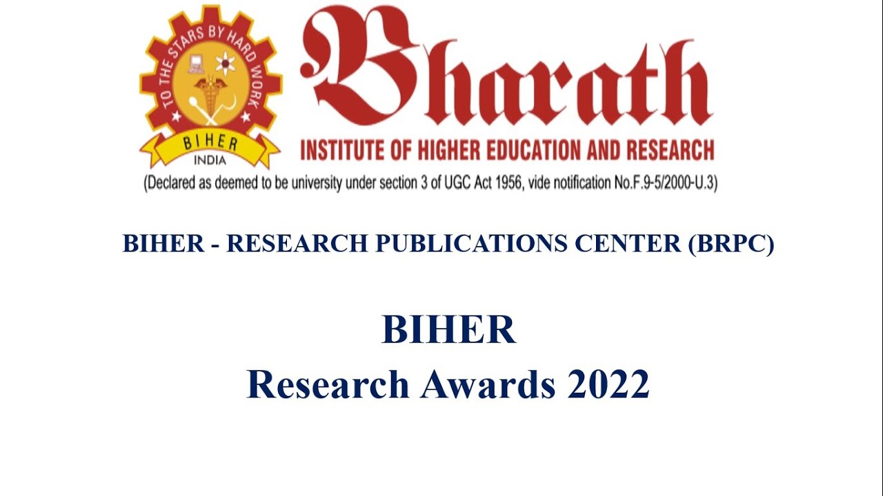 BIHER Research Awards 2022 Demo Video - YouTube