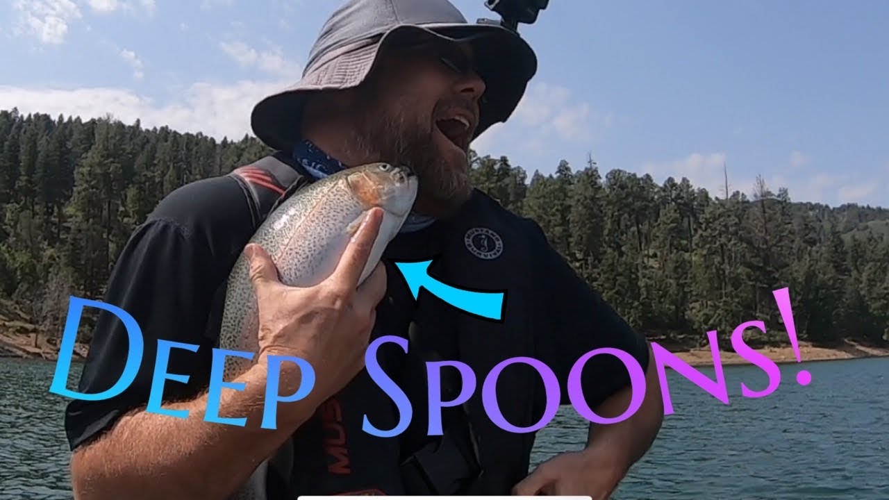 Kayak fishing Grindstone Lake in Ruidoso, Nm! Smashing Nice Rainbow ...