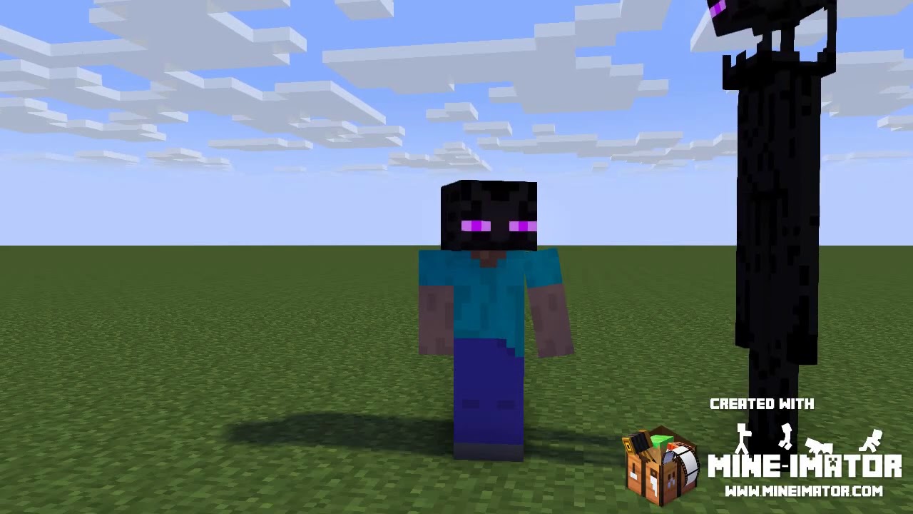 troll steve enderman animação kkkkk - YouTube