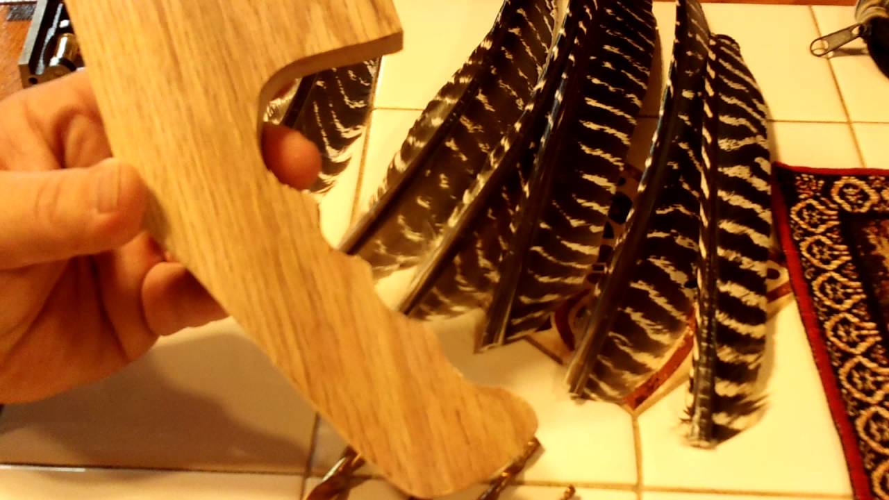 Homemade Turkey Wing For Turkey Hunting - YouTube