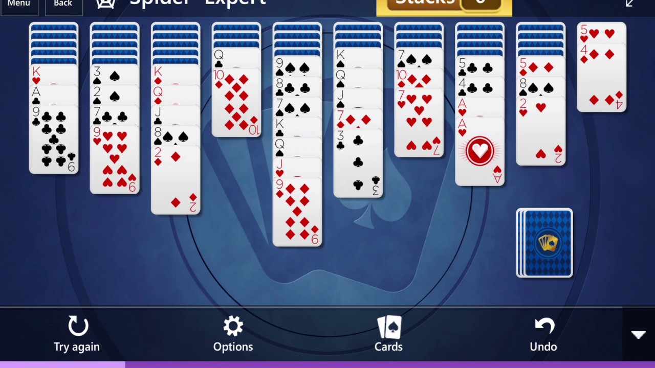 Microsoft Solitaire Collection: Spider - Expert - October 3, 2015 - YouTube
