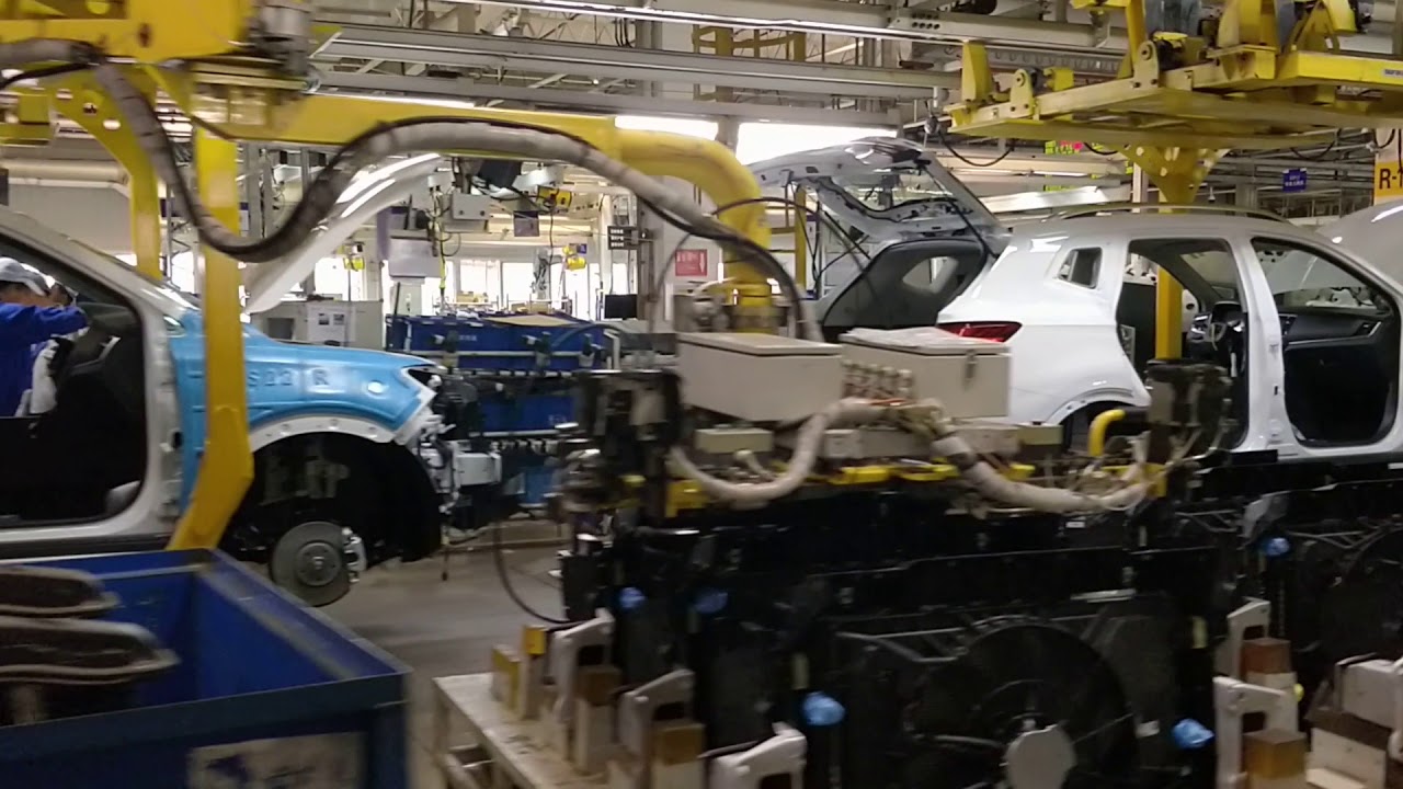 Tour of SAIC Linggang plant Part 1 - YouTube