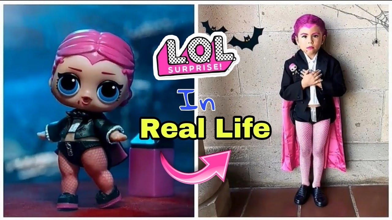LOL Surprise Dolls in Real life | with cute clothes and hair goals ...