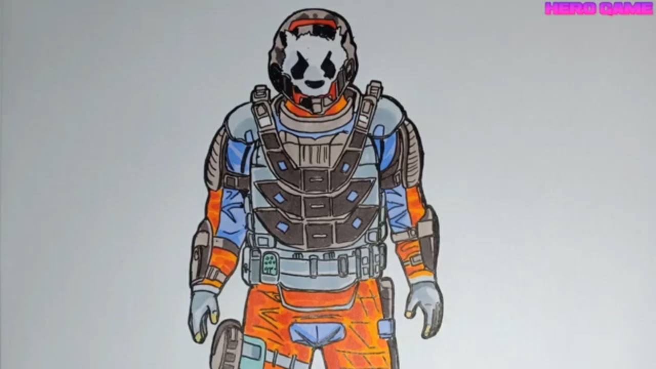 drawing Firebreak Panda Character CALL OFF DUTY mobile - YouTube