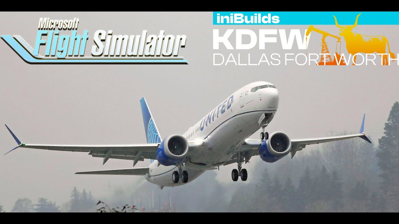MSFS 2024 ULTRA SETTINGS ️ Exploring IniBuilds Dallas Forth Worth KDFW ...