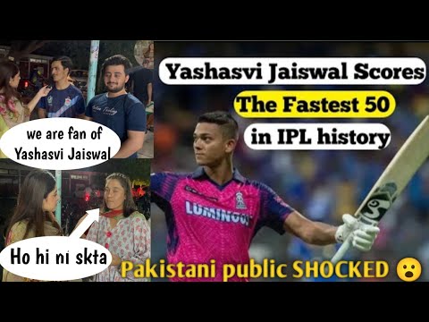 YASHASVI JAISWAL FASTEST 50 || FIRST FASTEST HALF CENTURY IN IPL - YouTube