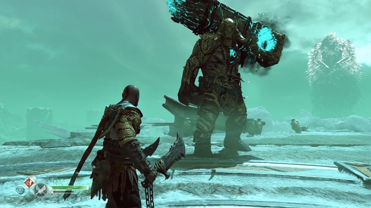 Kratos vs Hell's gate keeper Boss Fight, God of War PC Walkthrough Part ...