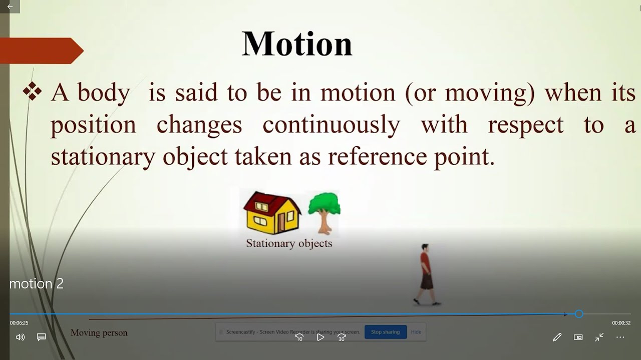 Motion - What is motion | Class 9 Science | Part1 - YouTube