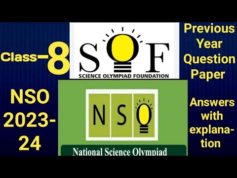 NSO Class 8 | Previous Year NSO Class 8 | Sample Paper NSO Class 8 ...