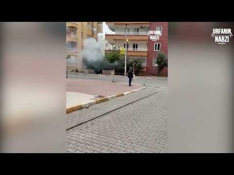 Şanlıurfa'da patlayan trafo tehlike saçtı