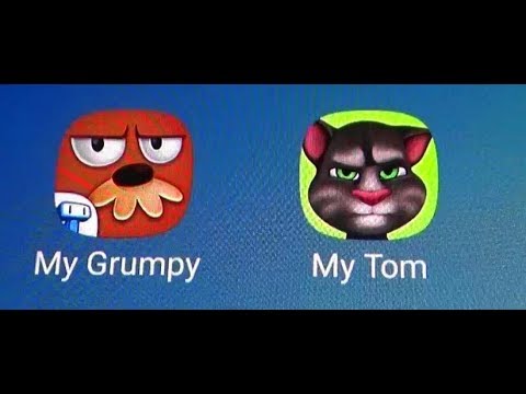 My Talking Tom Vs My Grumpy Cat - YouTube