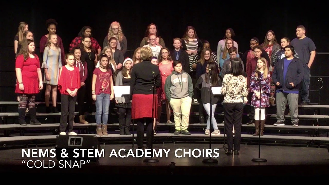 Comstock NEMS & STEM Academy Choirs - “Cold Snap” - YouTube