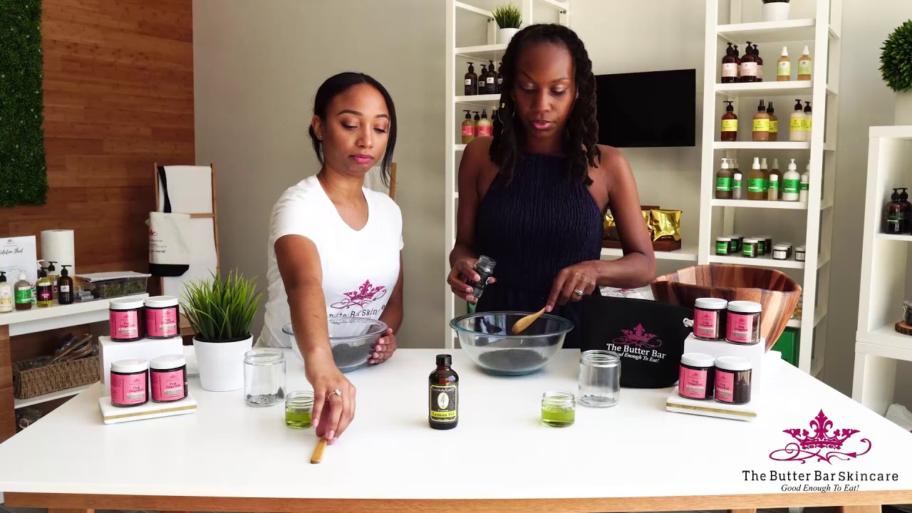 DIY Black Lava & Lemon Body Scrub - YouTube