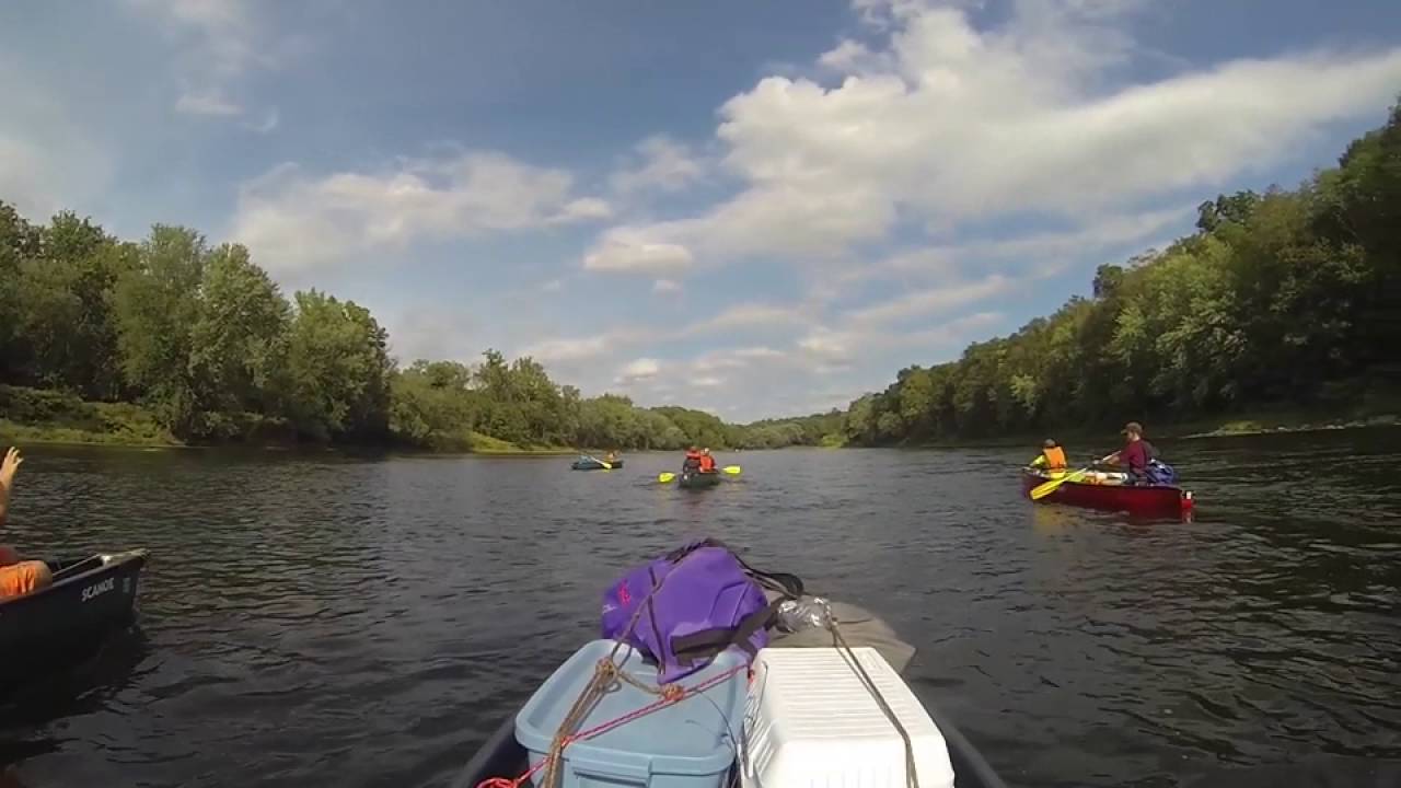 2016 Troop #1 Delaware River Canoe Trip - YouTube