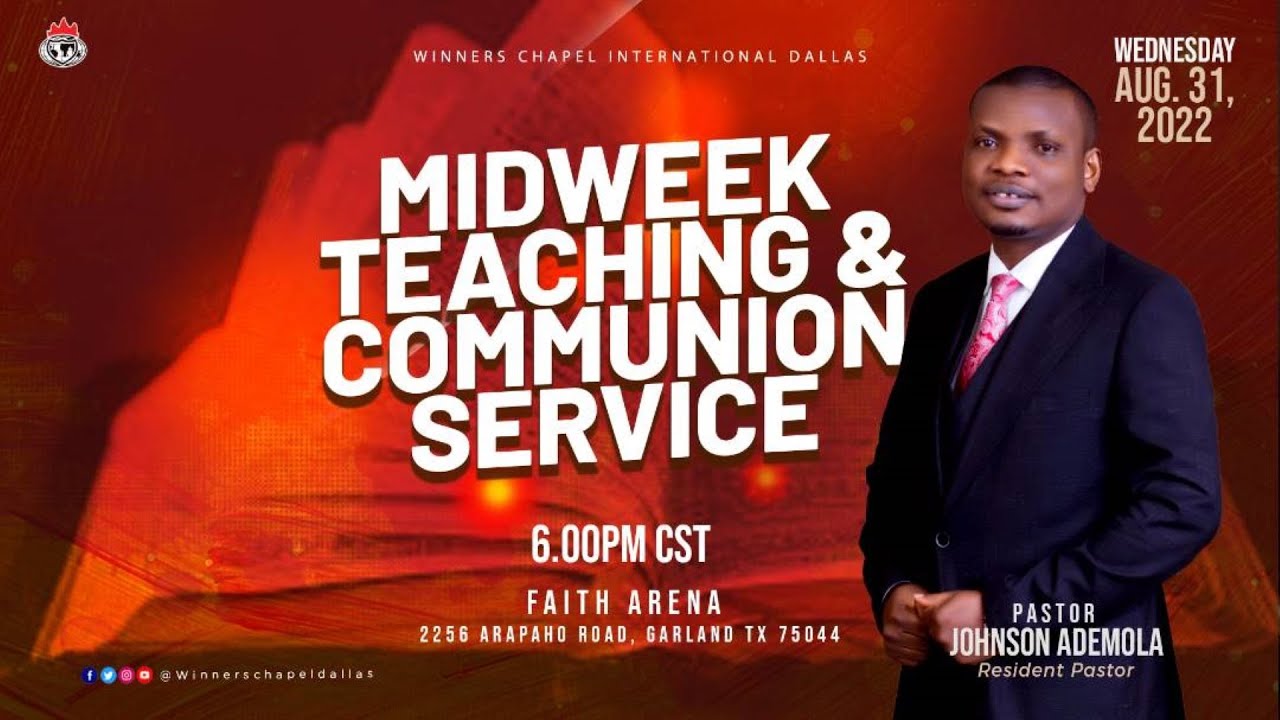 Midweek & Communion Service | August 31, 2022 - YouTube