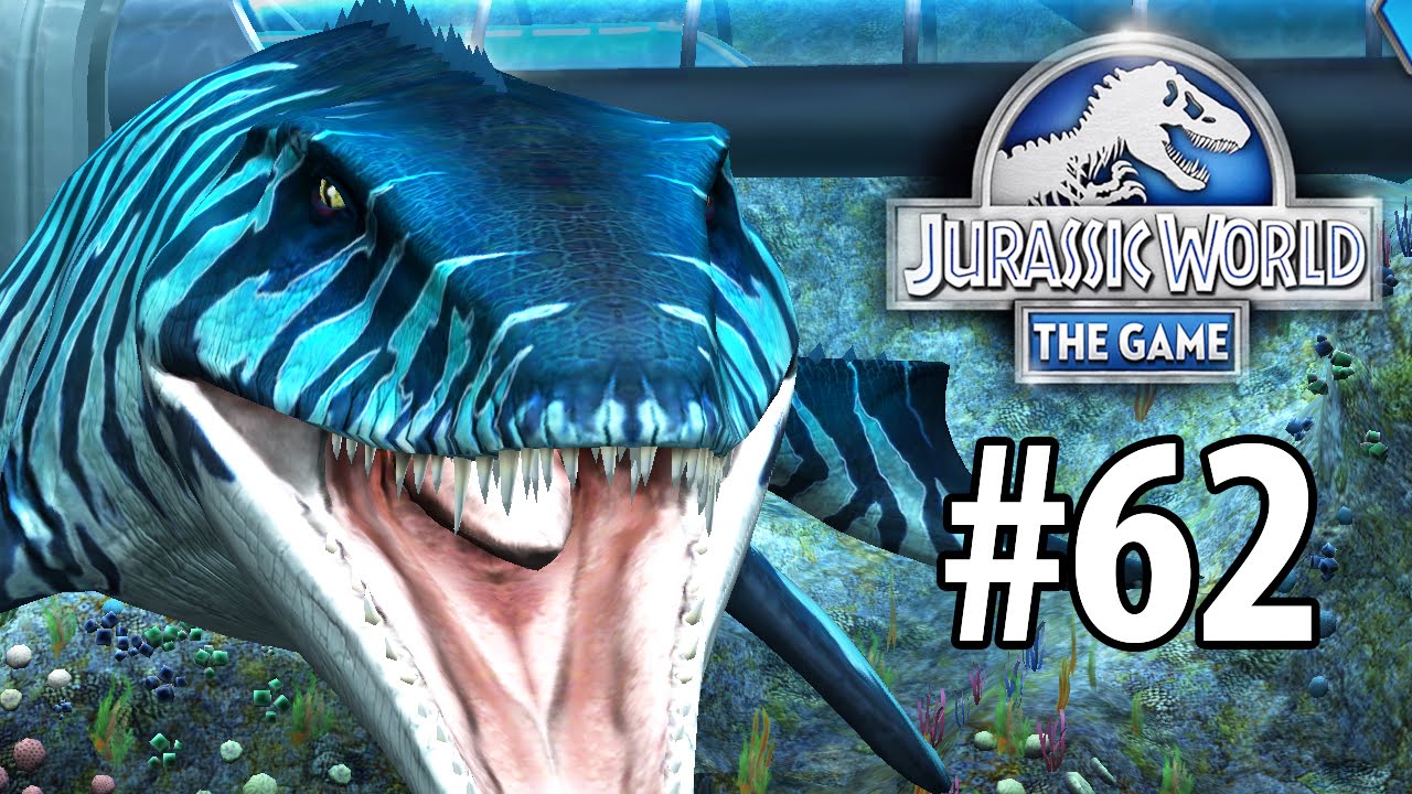 Jurassic World: The Game - MOSASAURUS! EVOLUTION! [Episode 62] - YouTube