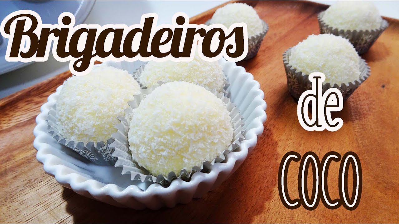 Brigadeiros de coco | Recetas Thermomix | Receta Brasileña - YouTube