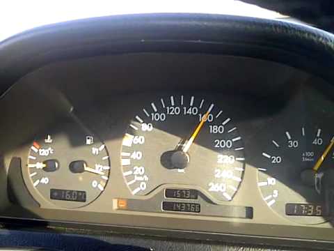 Mercedes c240 w202 (170hp) top speed (200 km/h)