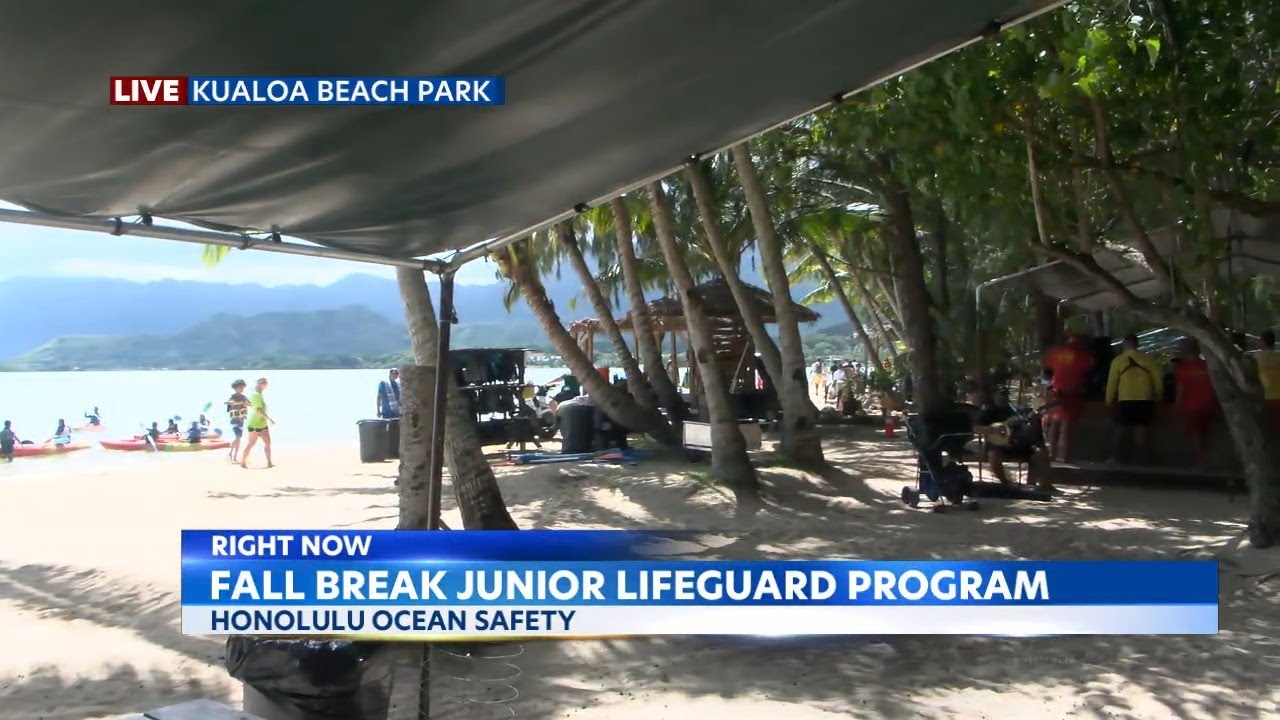 Honolulu Ocean Safety hosts fall break Junior Lifeguards program - YouTube