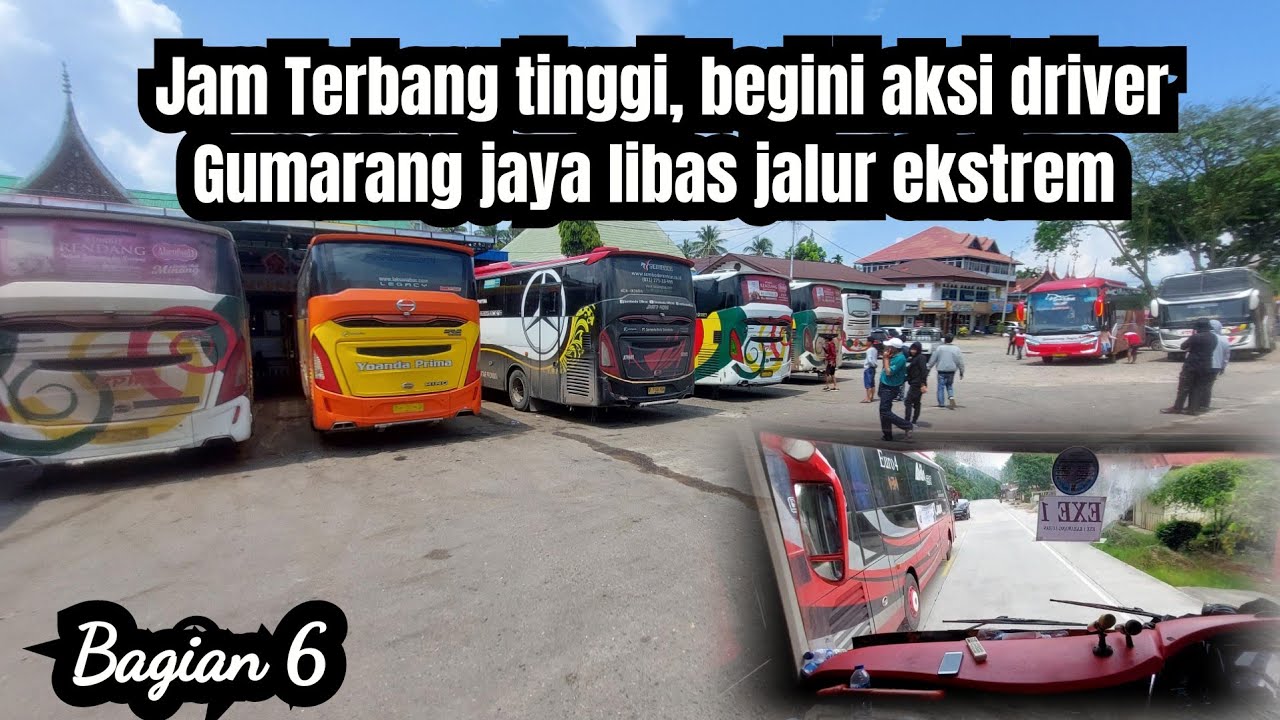 Aksi driver gumarang jaya, libas jalur ekstreme - YouTube