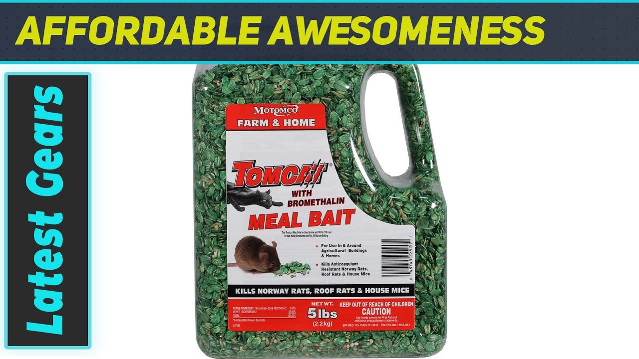 Motomco Tomcat Bromethalin Meal Bait: Effective Rodent Control? - YouTube