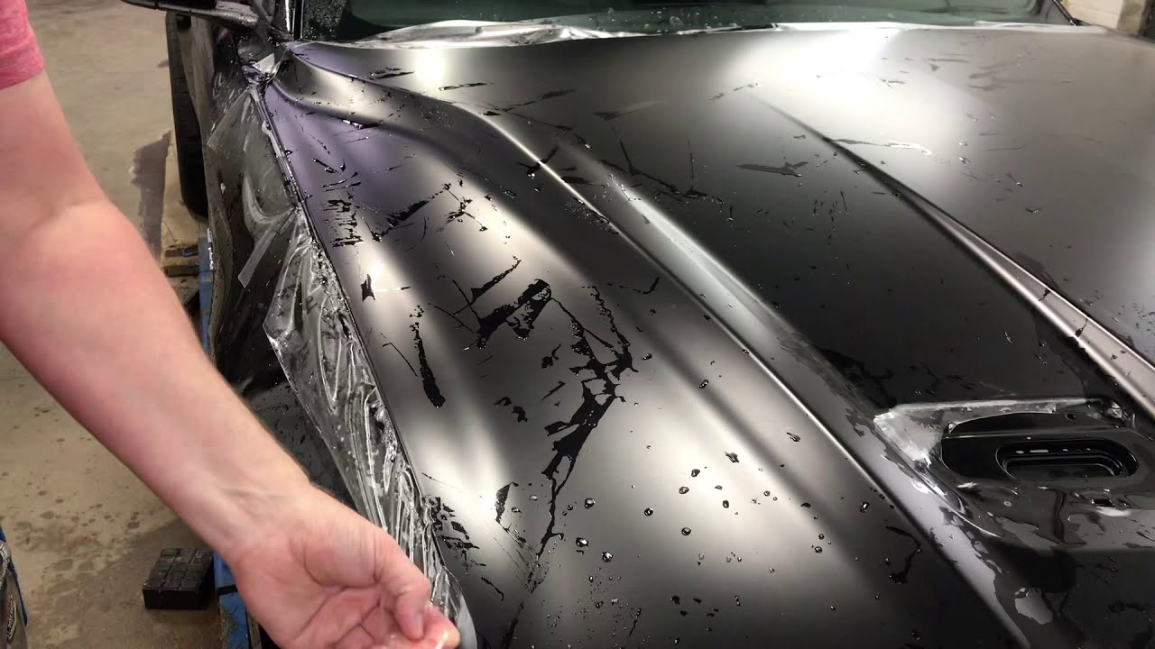 Ford Mustang XPEL Stealth Paint Protection Film Part 1 - YouTube