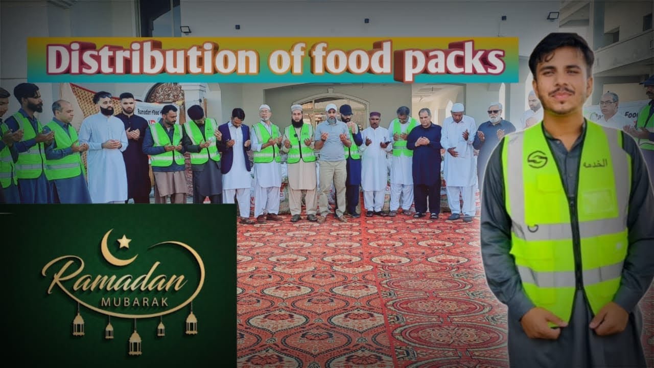 Ramadan food packs distribution - YouTube