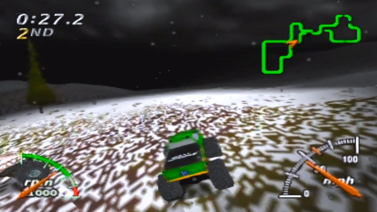 Let's Play Monster Truck Madness 64 [N64] Part 3- Snake Bite - YouTube