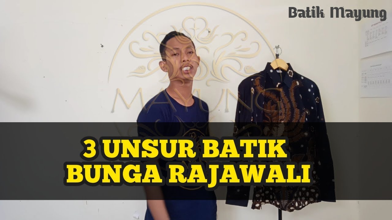 MAKNA DAN FILOSOFI BATIK (BUNGA RAJAWALI) - YouTube