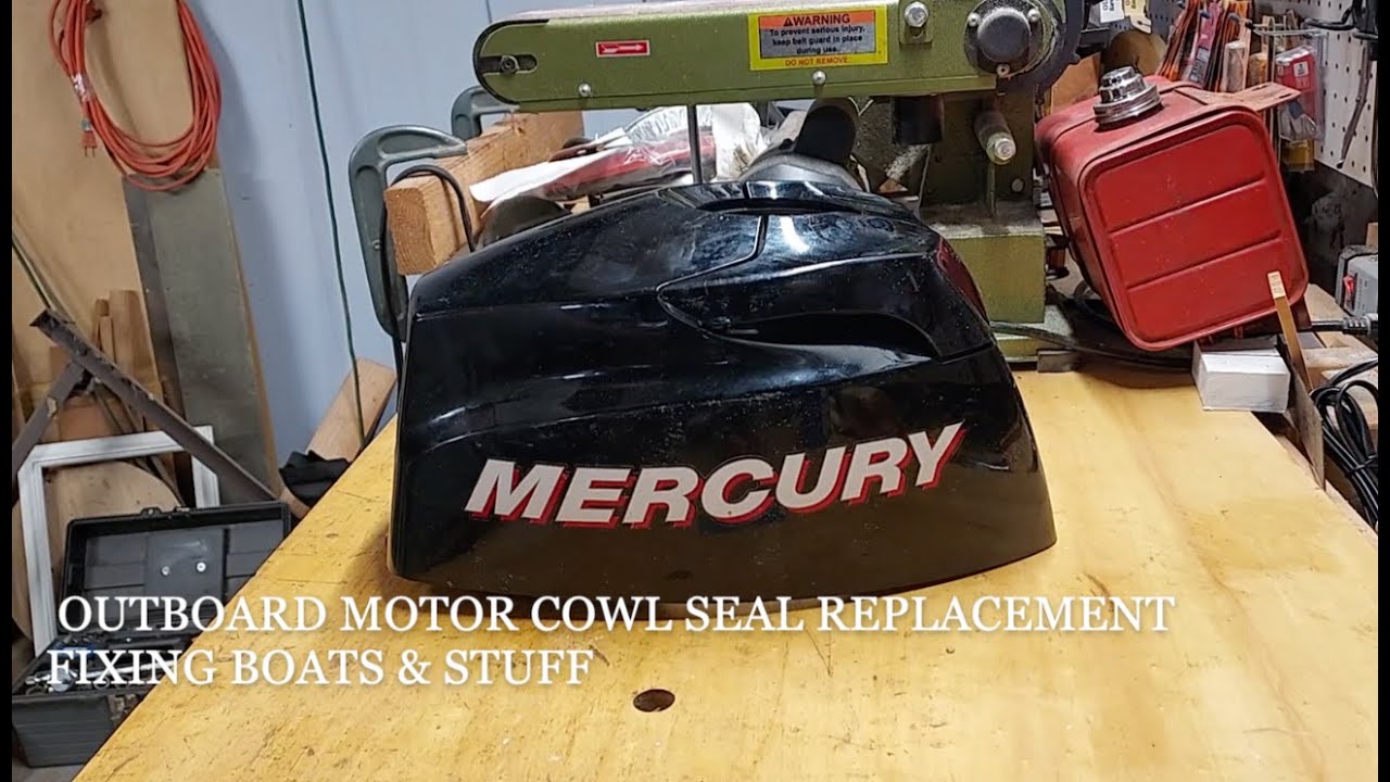 Outboard Motor Cowl Seal Replacement - YouTube