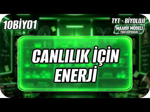 Canlılık İçin Enerji | 10BIYO1 #2027