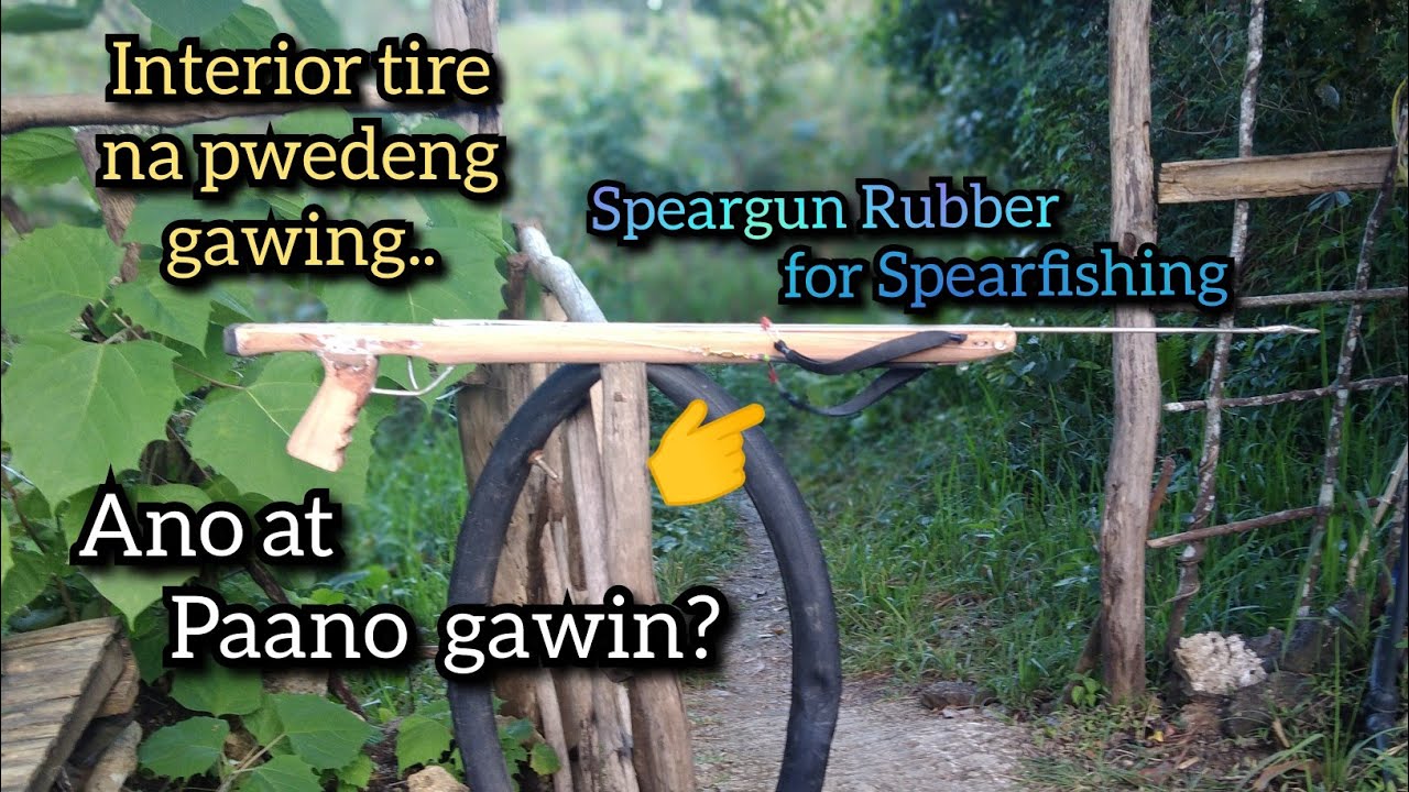 How to make Interior tire as Speargun Rubber.. - YouTube