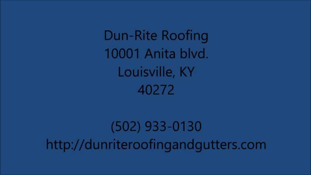 Roofing Company in Louisville , KY - 502-933-0130 - Dun-Rite Roofing ...