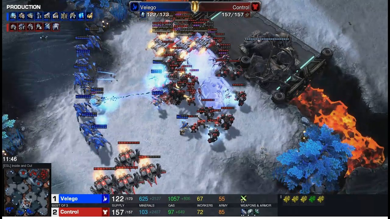 Starcraft II DreamHack Masters 2022 Valencia Jul1 Control(T) v Velego(P ...