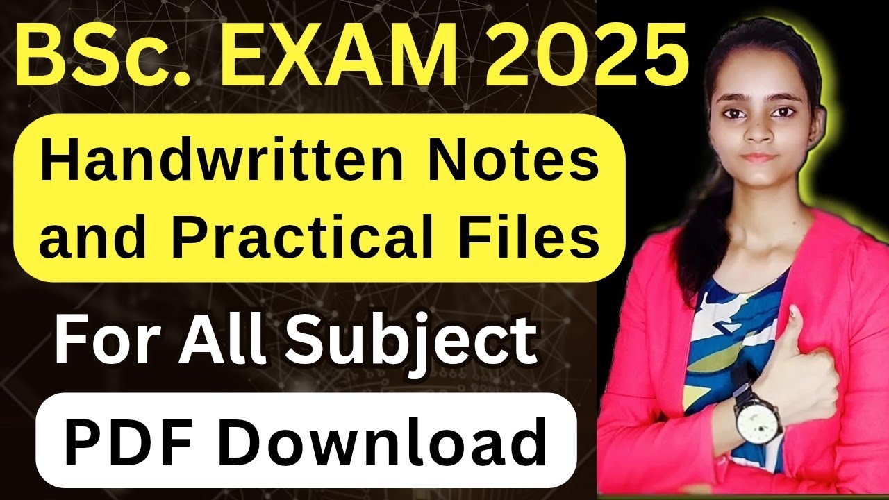 BSc. Notes and Practical File PDF Download || For all Subject in Hindi ...