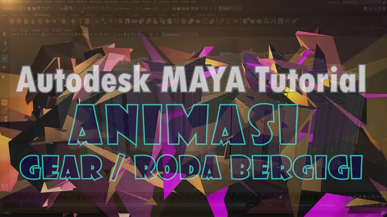 Belajar 3D MAYA - Membuat Animasi Roda Bergigi 01 - YouTube