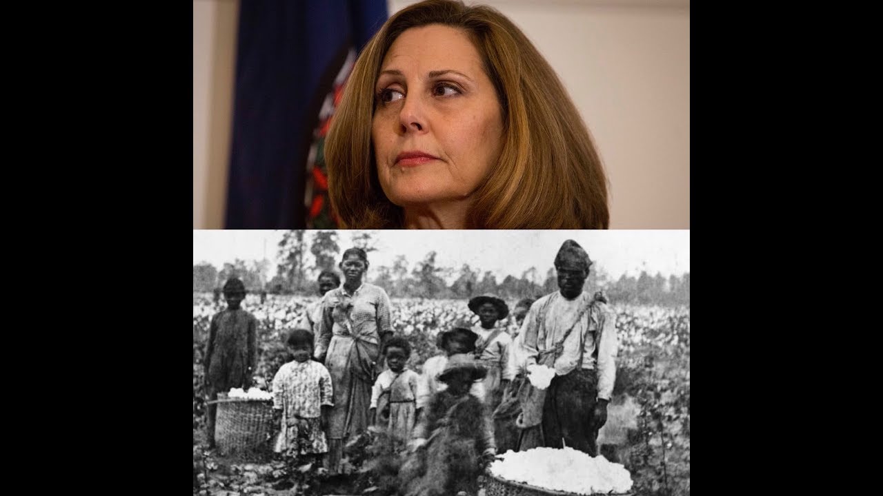 Virginia first lady under fire for handing cotton to black students ...