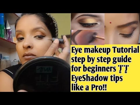 Eye makeup Tutorial : step by step guide for beginners || EyeShadow ...