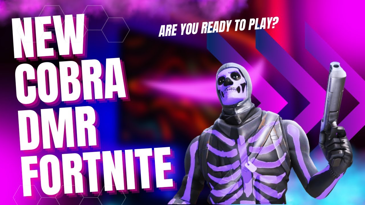 FORTNITE skull trooper with new cobra dmr - YouTube
