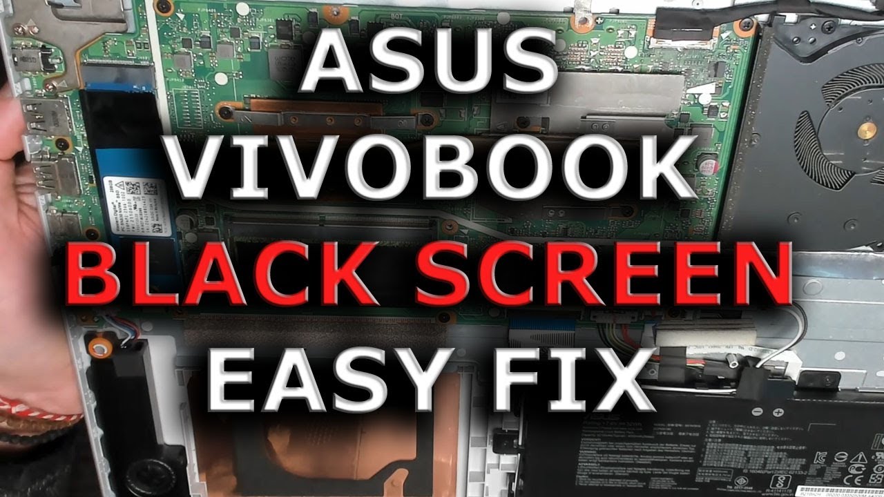 Asus Vivobook 17 Black Screen Diag and Fix - YouTube