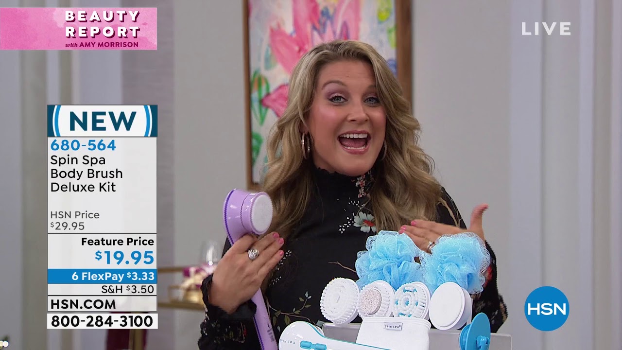 Spin Spa Body Brush Deluxe Kit - YouTube