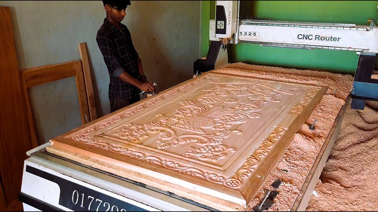 This wooden Door design is very beautiful/2D This door design is an ...