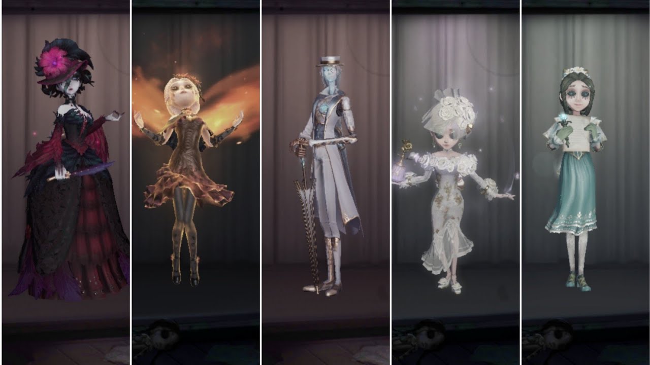 Gameplay with the top 5 most voted skins | Identity V | - YouTube