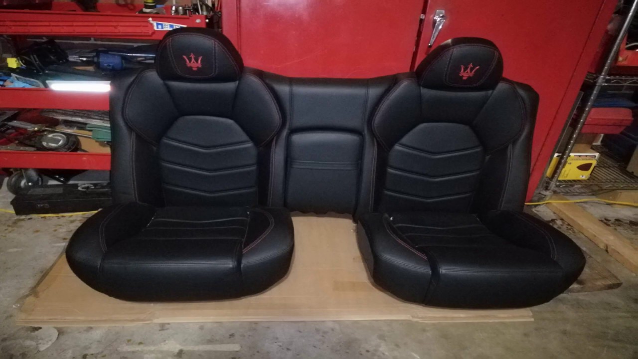 Maserati Granturismo Rear Seat Removal - YouTube
