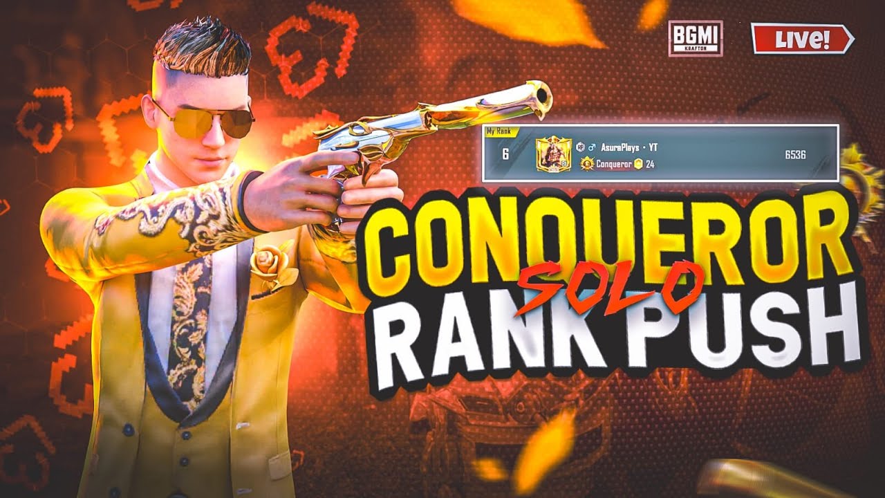Rank :- 6 Solo Conqueror Rank Push | Solo Rank Push Tips | Asuraplays ...