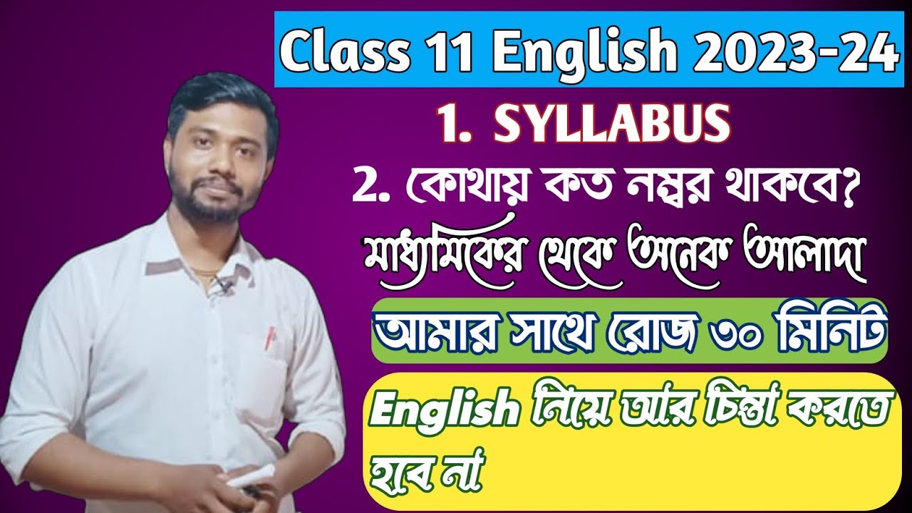 Class 11 English Syllabus Marks Division 11 class-11-english-syllabus-marks-division-11